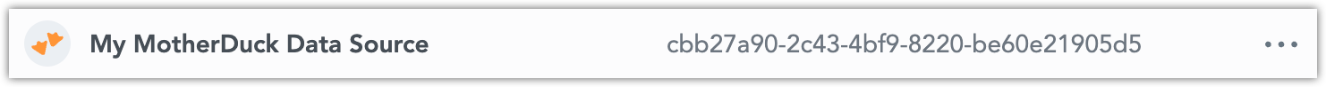 Create a MotherDuck Data Source | GoodData Cloud Create a MotherDuck Data Source | GoodData Cloud