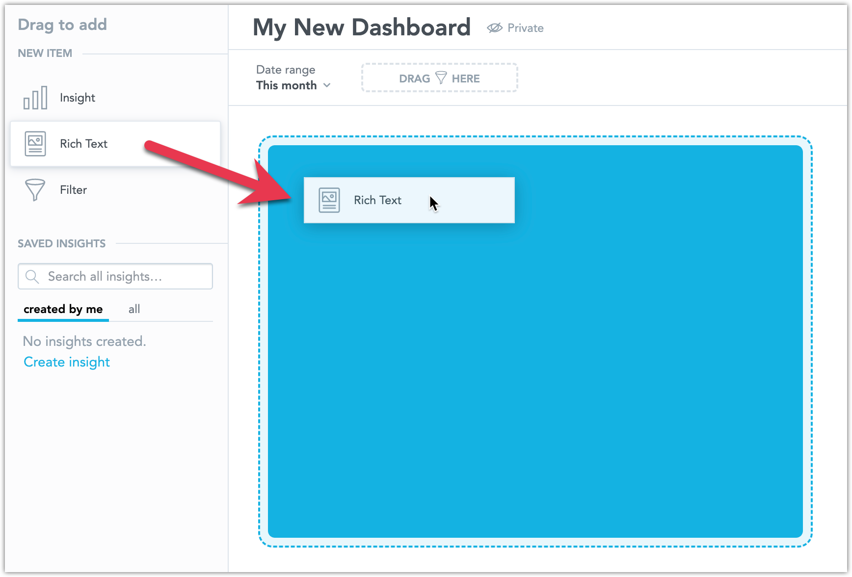 Add Rich Text to Dashboards | GoodData Cloud