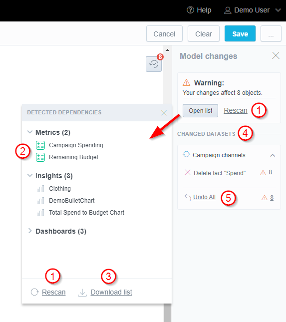 Monitor Model Changes | GoodData Cloud