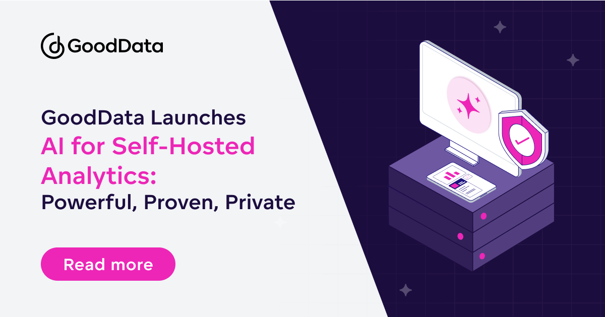 GoodData Launches AI for Self-Hosted Analytics: Powerful, Proven, Private | GoodData