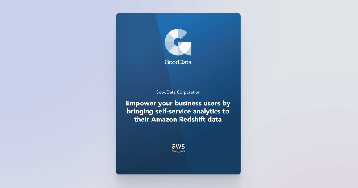 Empower your business users by bringing self-service analytics to their Amazon Redshift data ...