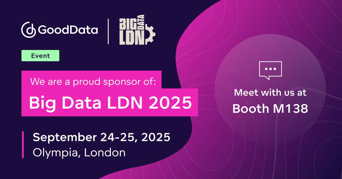 GoodData at Big Data LDN 2025 | GoodData