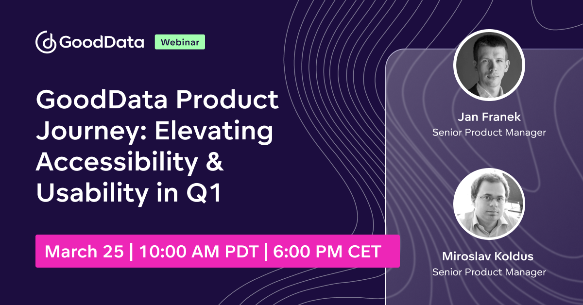 GoodData Product Journey: Elevating Accessibility & Usability in Q1 ...
