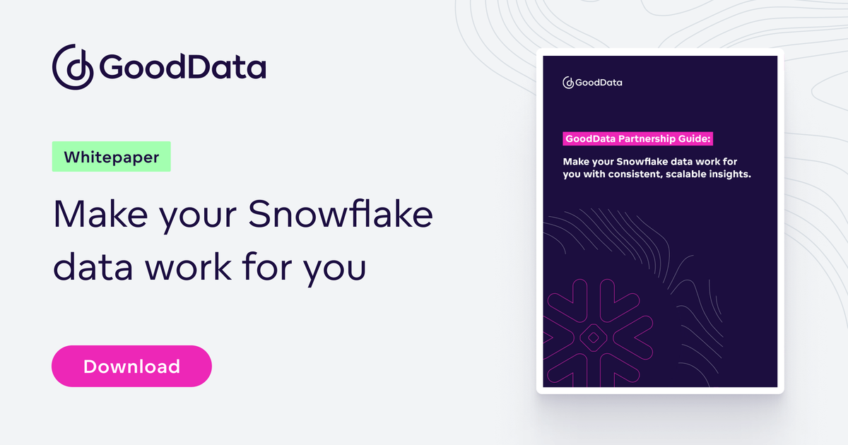Snowflake and GoodData Partnership: What You Need to Know | GoodData