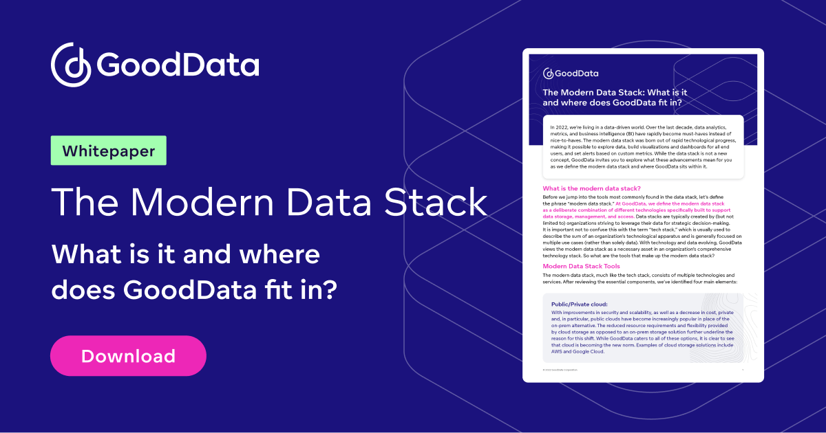 What is the modern data stack? | GoodData | GoodData
