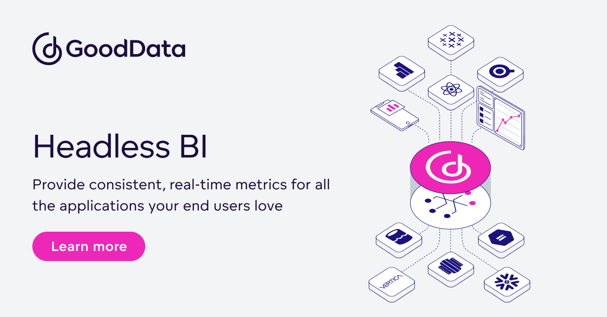 Headless BI | Consistent, real-time metrics | GoodData